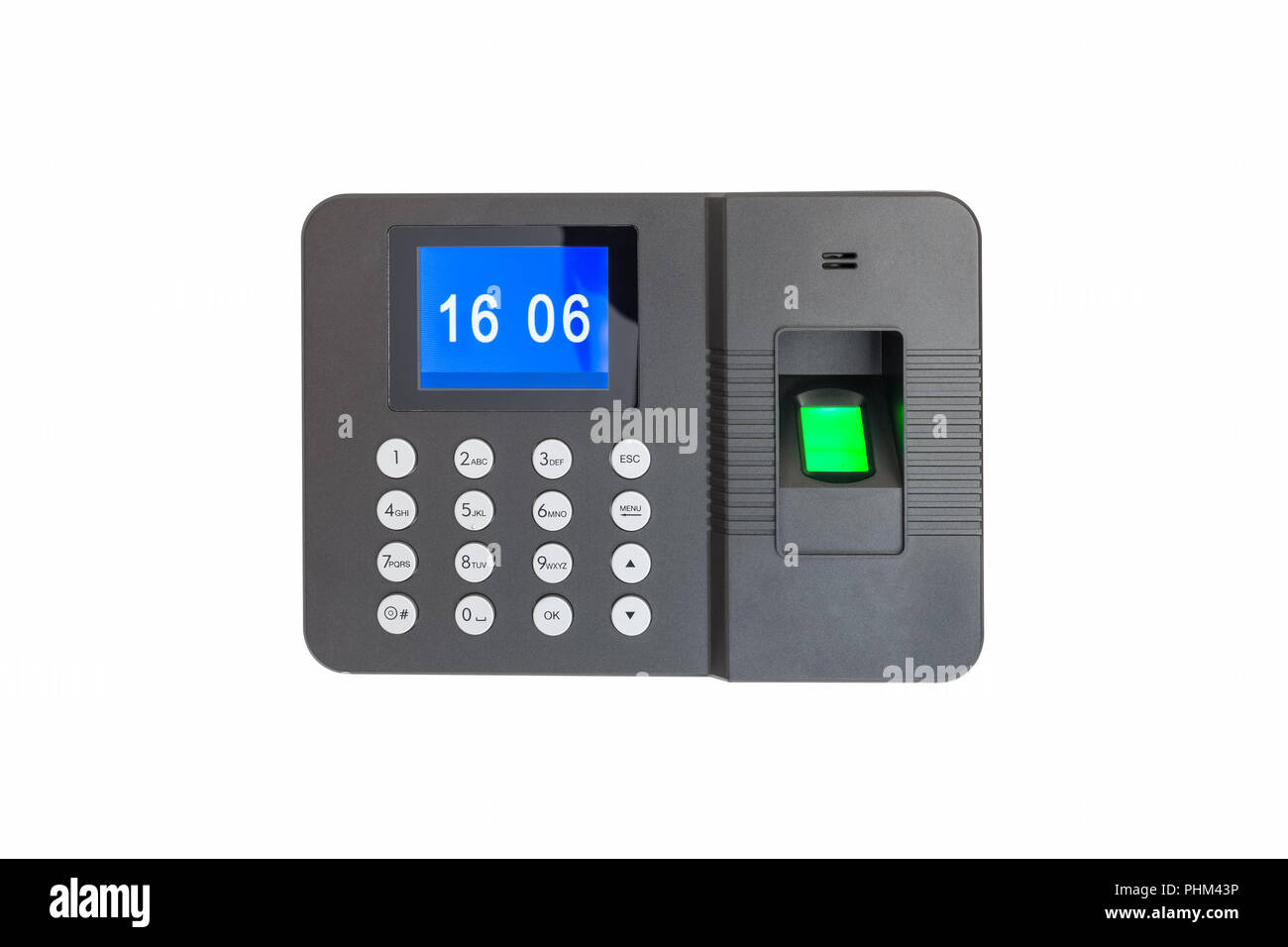 Biometric data fingerprint scan Cut Out Stock Images & Pictures - Alamy