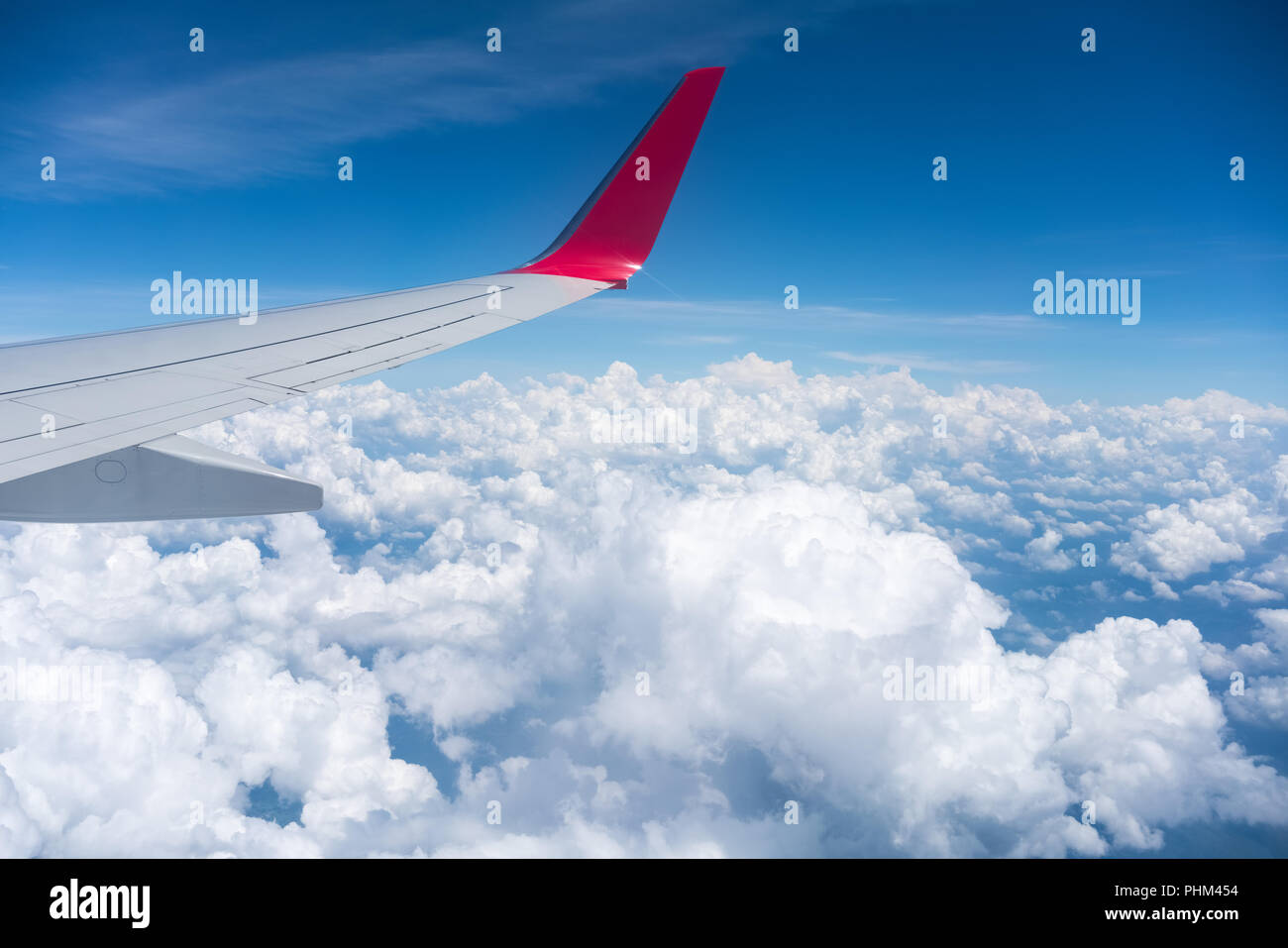 View of airplane wing hi-res stock photography and images - Alamy