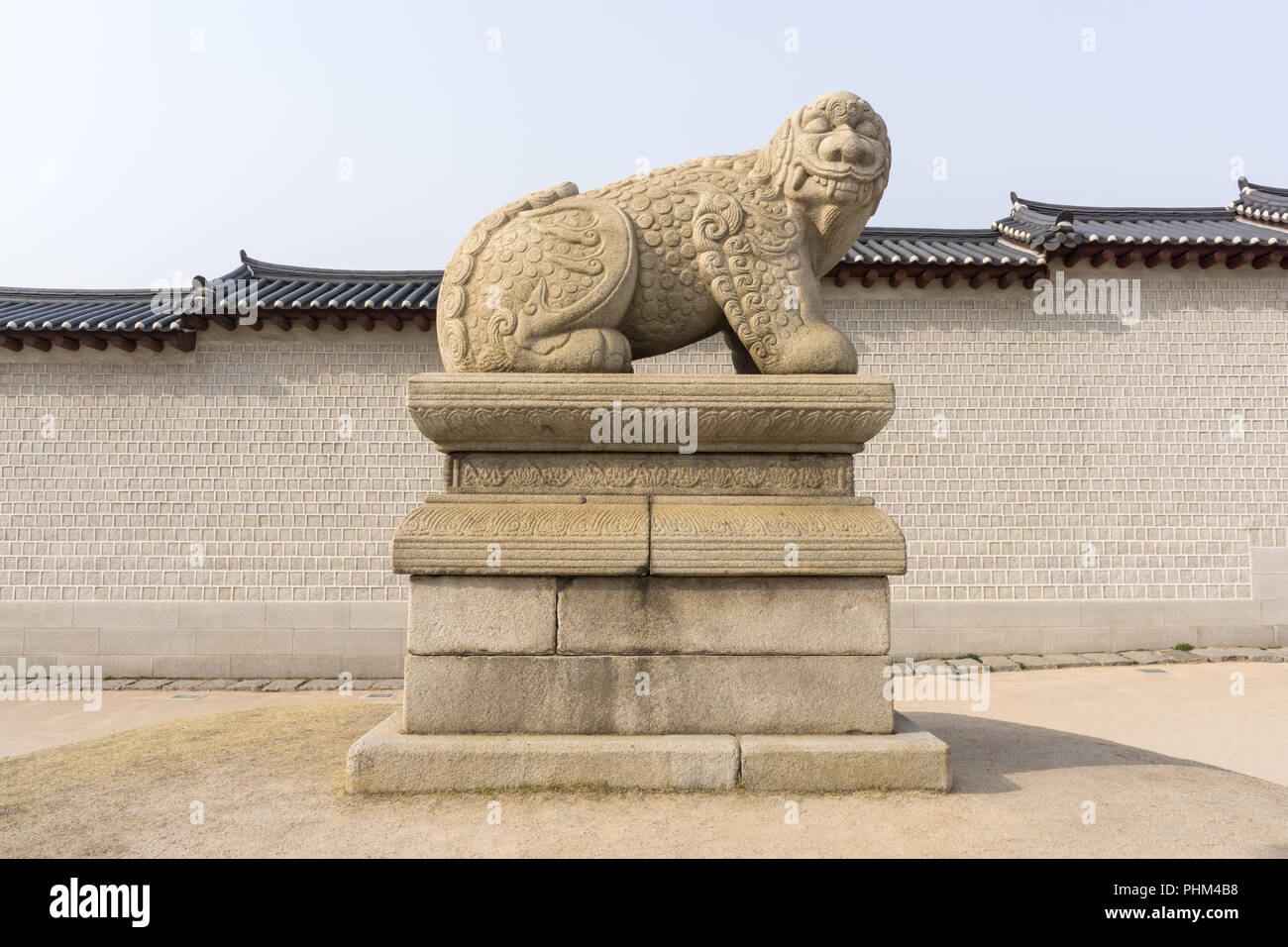 Haechi mythical creature in seoul korea Stock Photo - Alamy