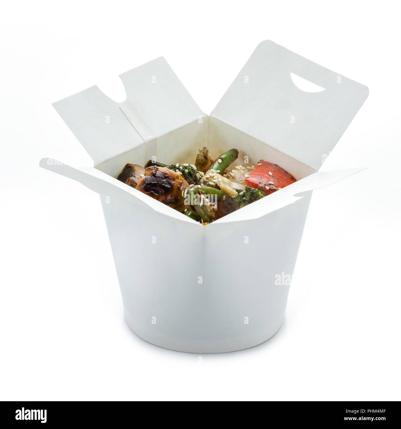 Wok lunch Cut Out Stock Images & Pictures - Alamy