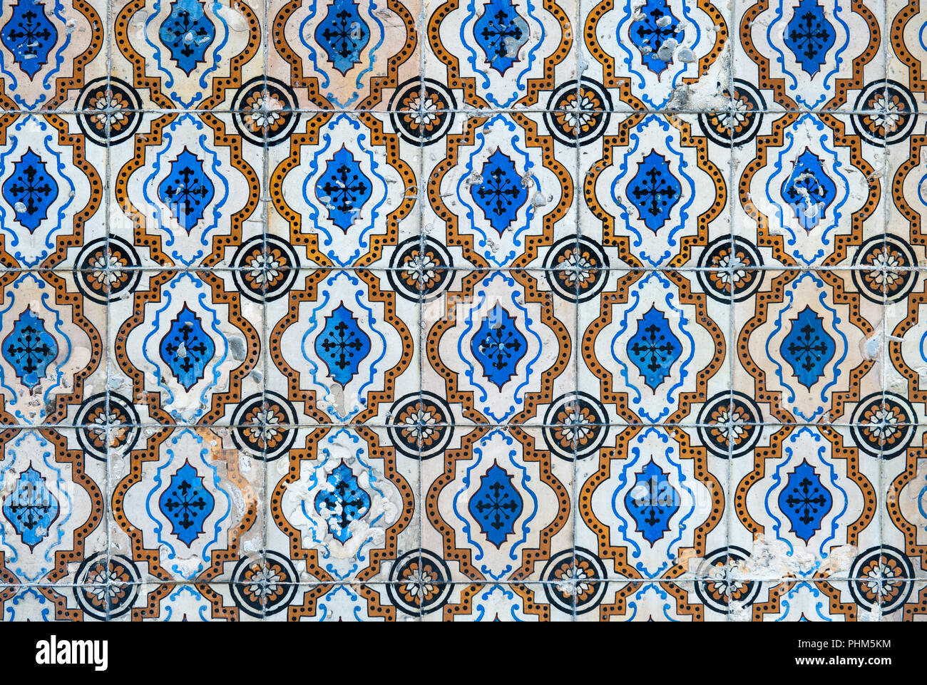 Vintage azulejos, traditional Portuguese tiles Stock Photo - Alamy