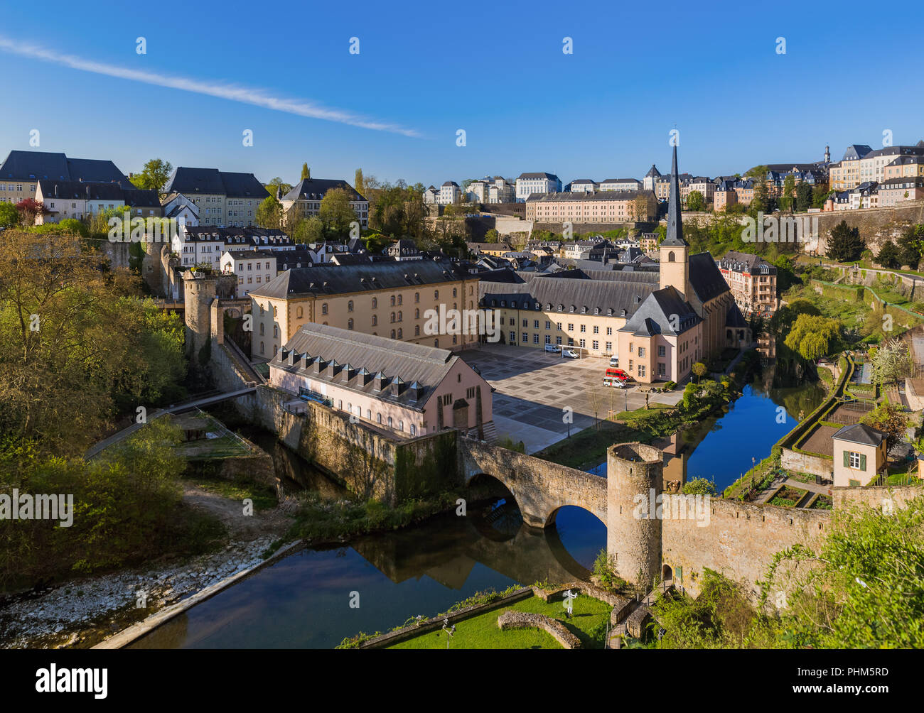 Luxembourg city summer hi-res stock photography and images - Alamy