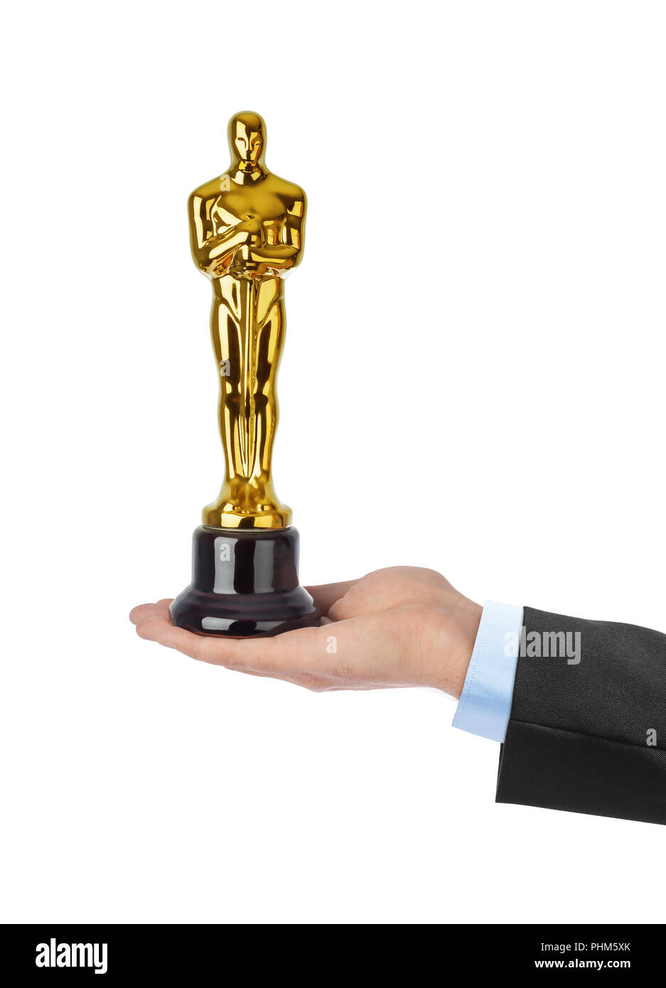 Hand holding award winner Cut Out Stock Images & Pictures - Alamy