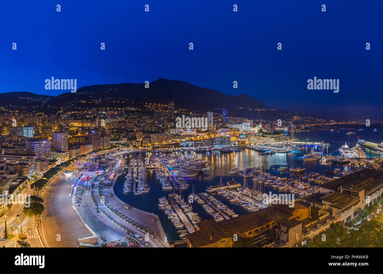 Monaco beach sunset hi-res stock photography and images - Alamy
