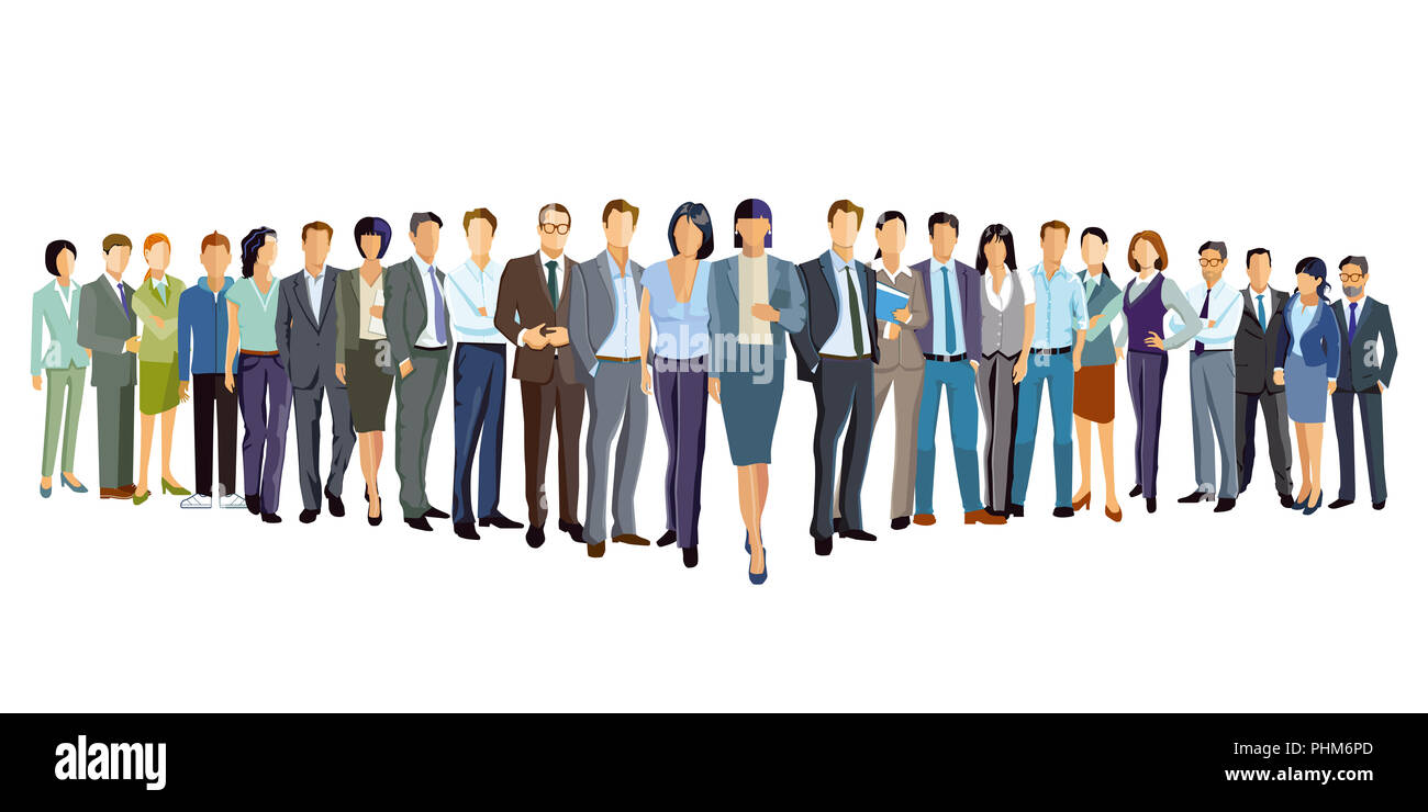 Presentation of a group of people Stock Photo - Alamy