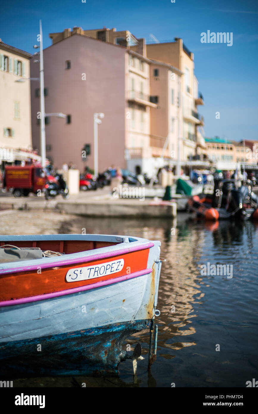 Port Saint Tropez, Provence, France, Europe Stock Photo - Alamy
