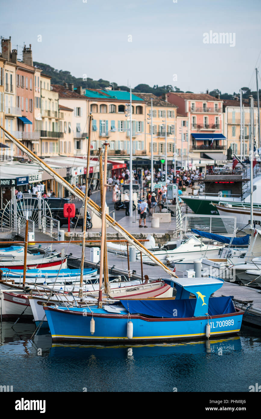 Port Saint Tropez, Provence, France, Europe Stock Photo - Alamy