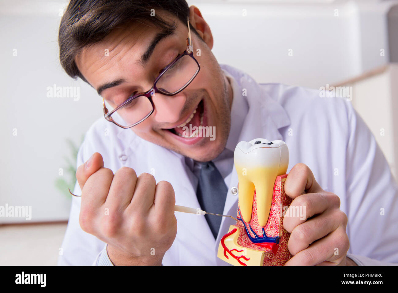Angry dentist hi-res stock photography and images - Alamy