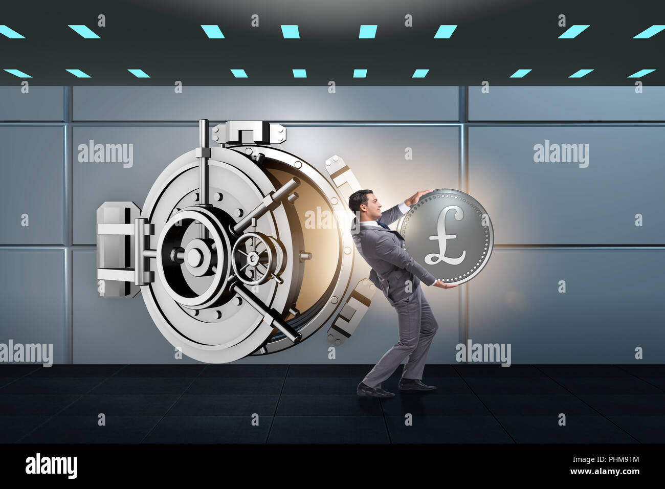 Thief stealing money from safe hi-res stock photography and images - Alamy