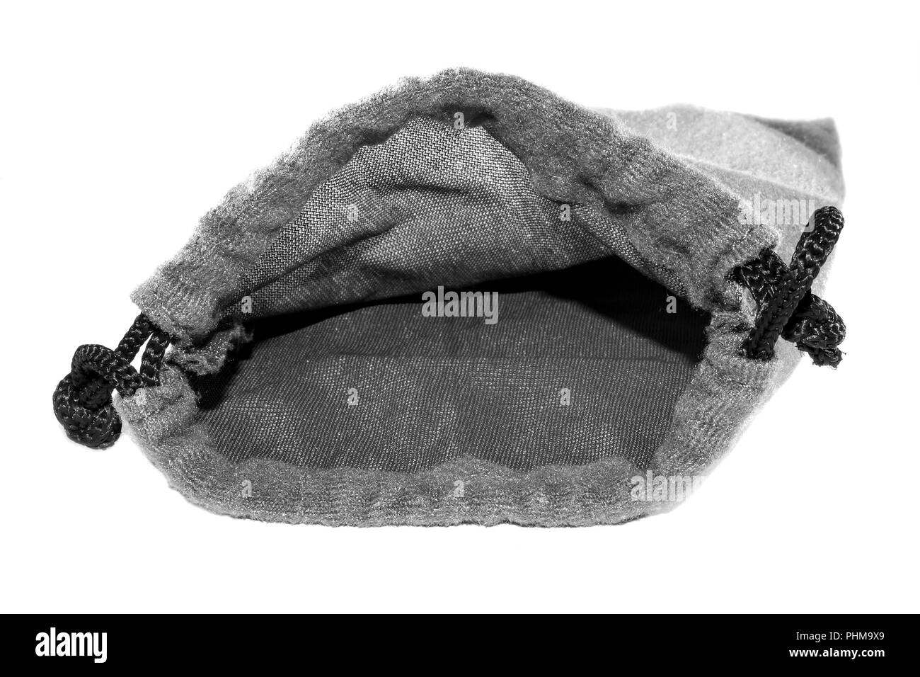 Open gray bag Stock Photo - Alamy