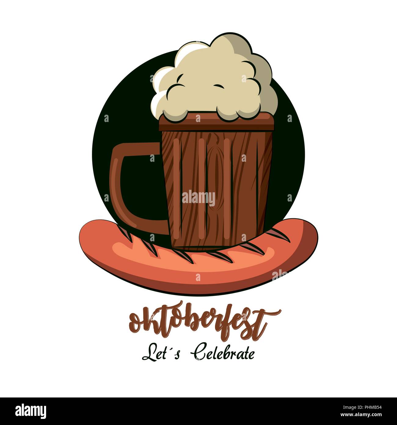 Oktober fest card Stock Vector Image & Art - Alamy