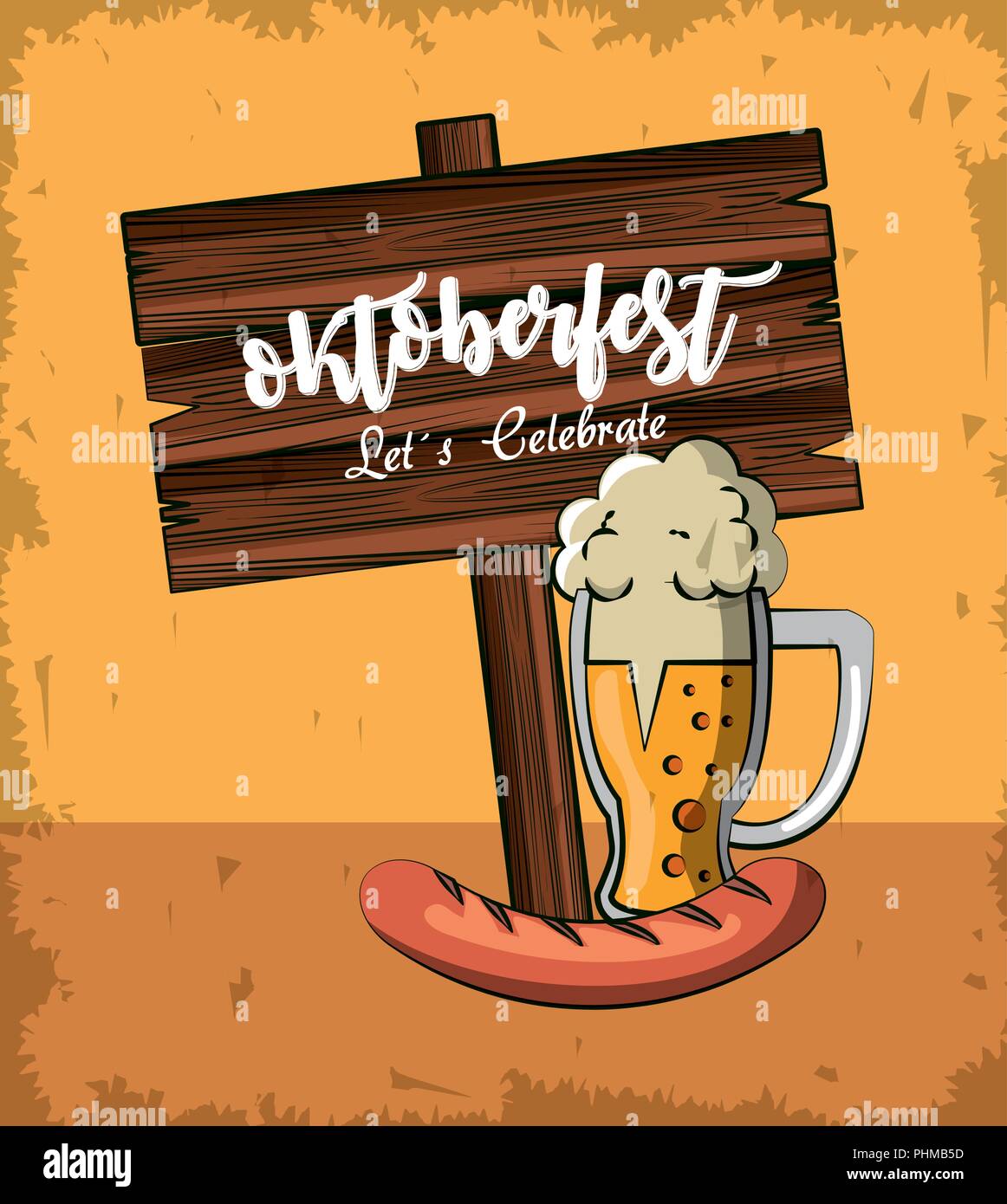 Oktober fest card Stock Vector Image & Art - Alamy