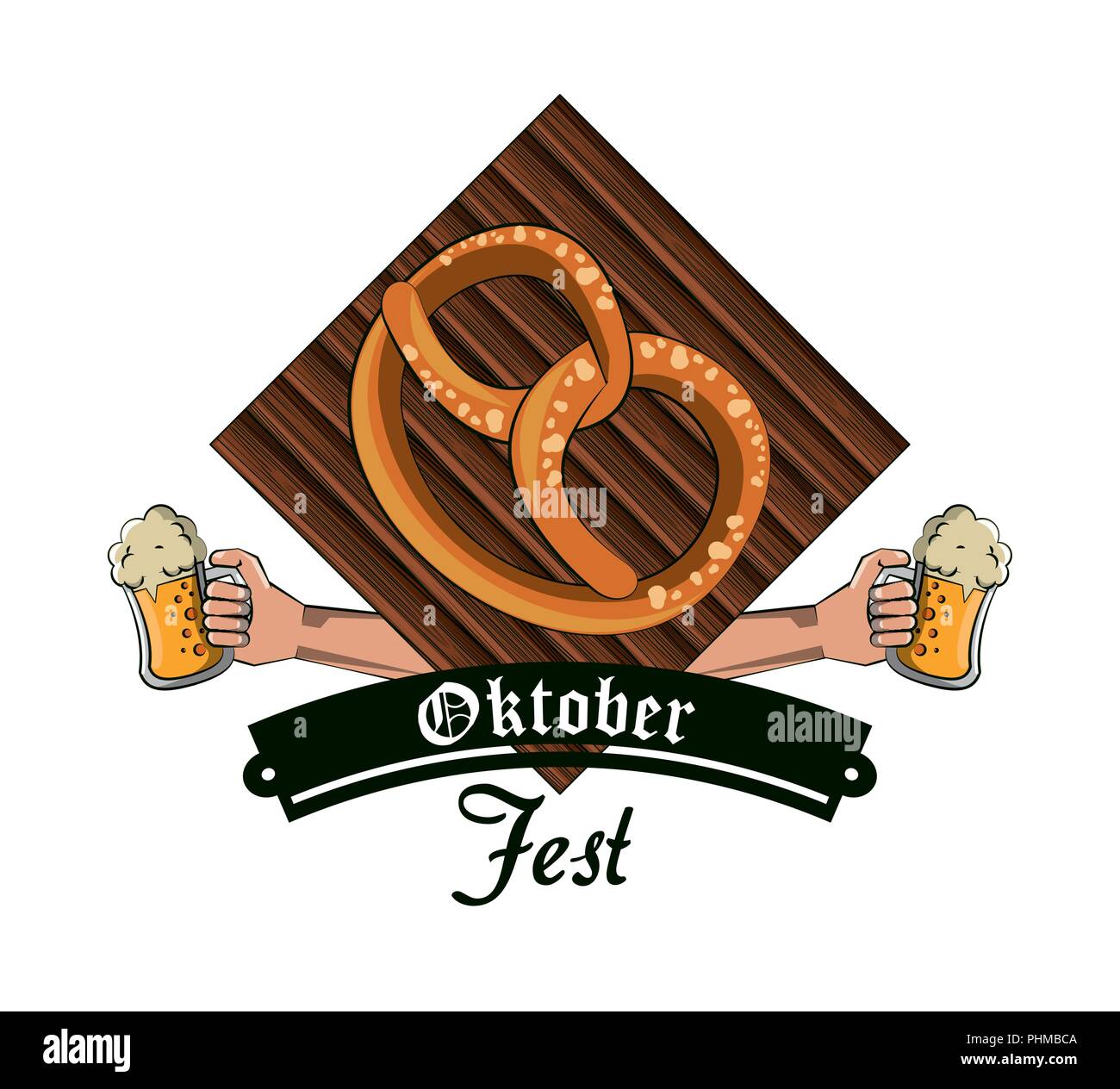 Oktober fest card Stock Vector Image & Art - Alamy