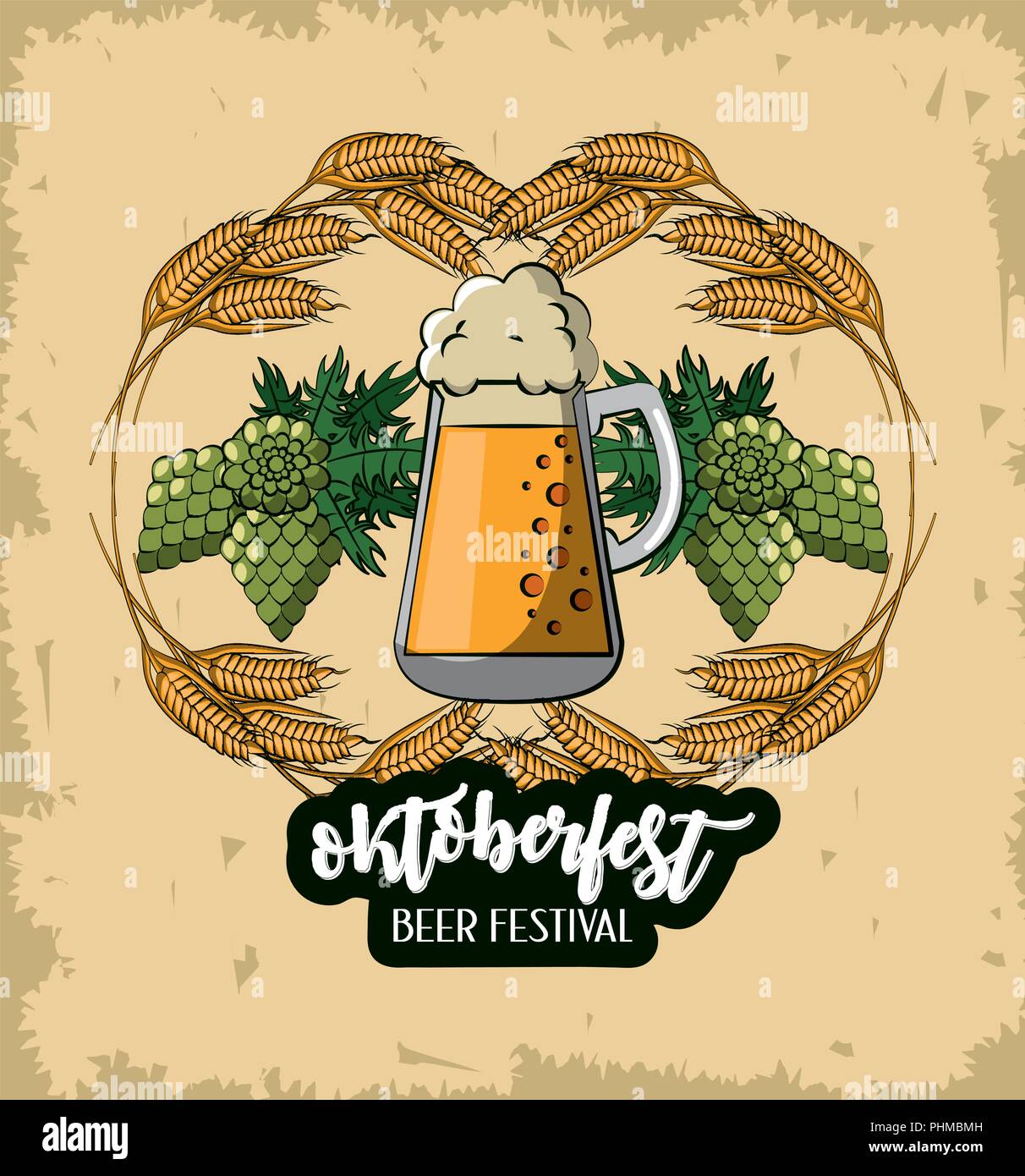 Oktober fest card Stock Vector Image & Art - Alamy