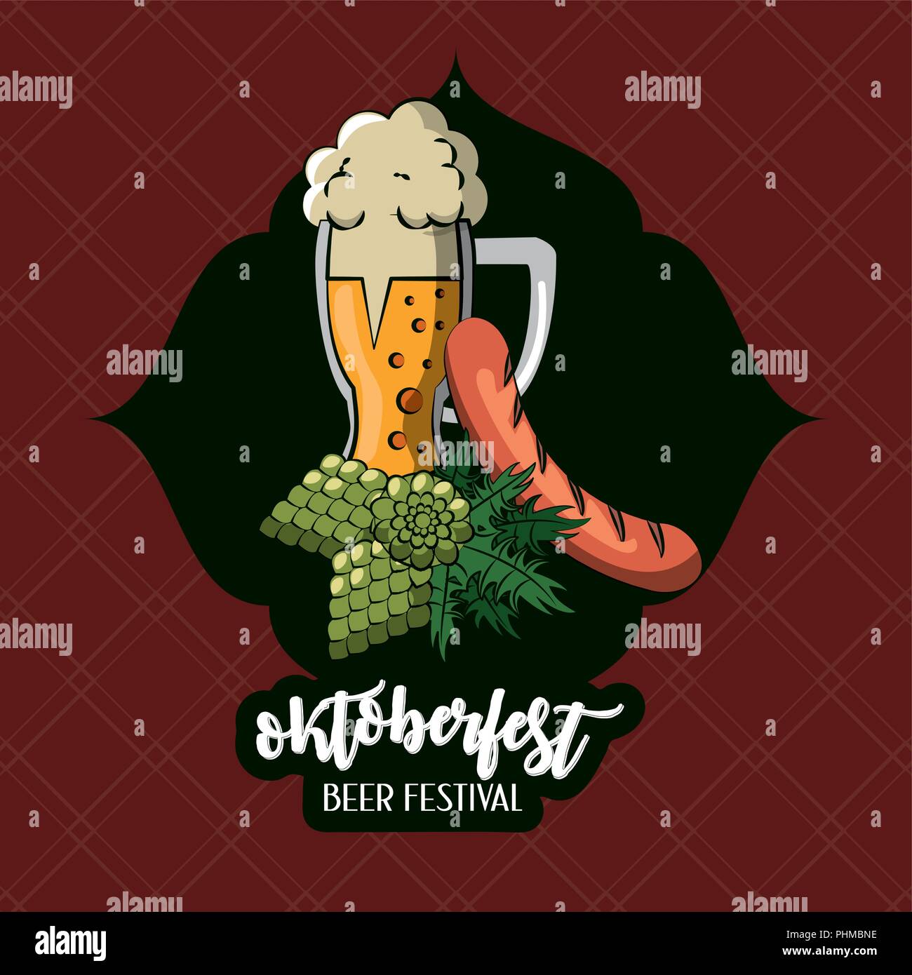 Oktober fest card Stock Vector Image & Art - Alamy
