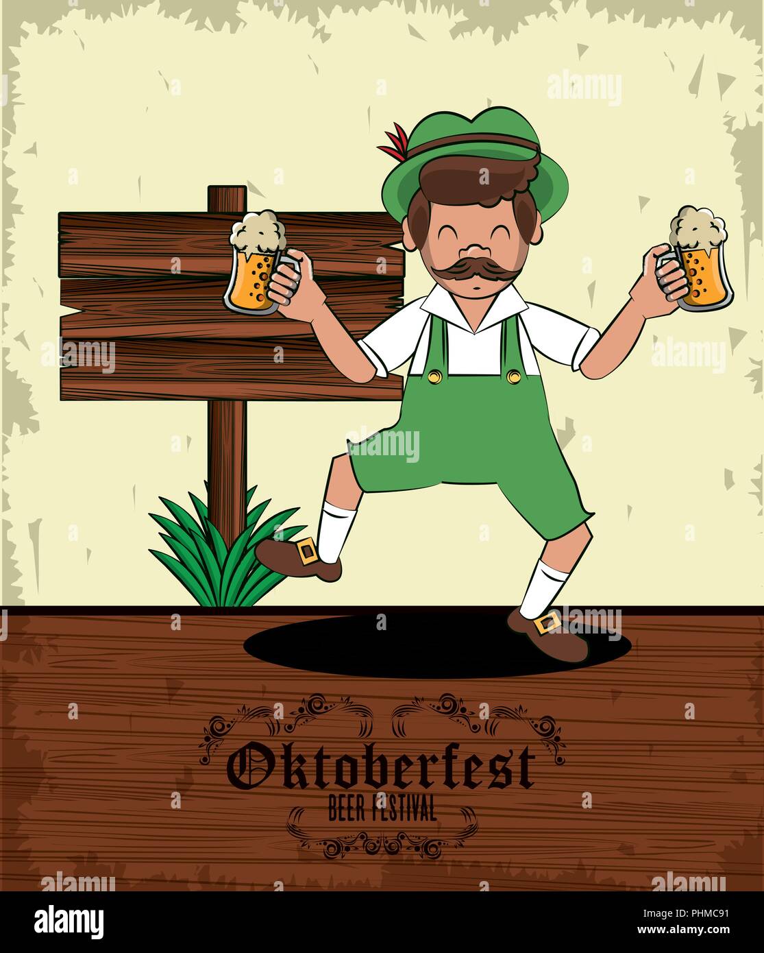 Oktober fest card Stock Vector Image & Art - Alamy