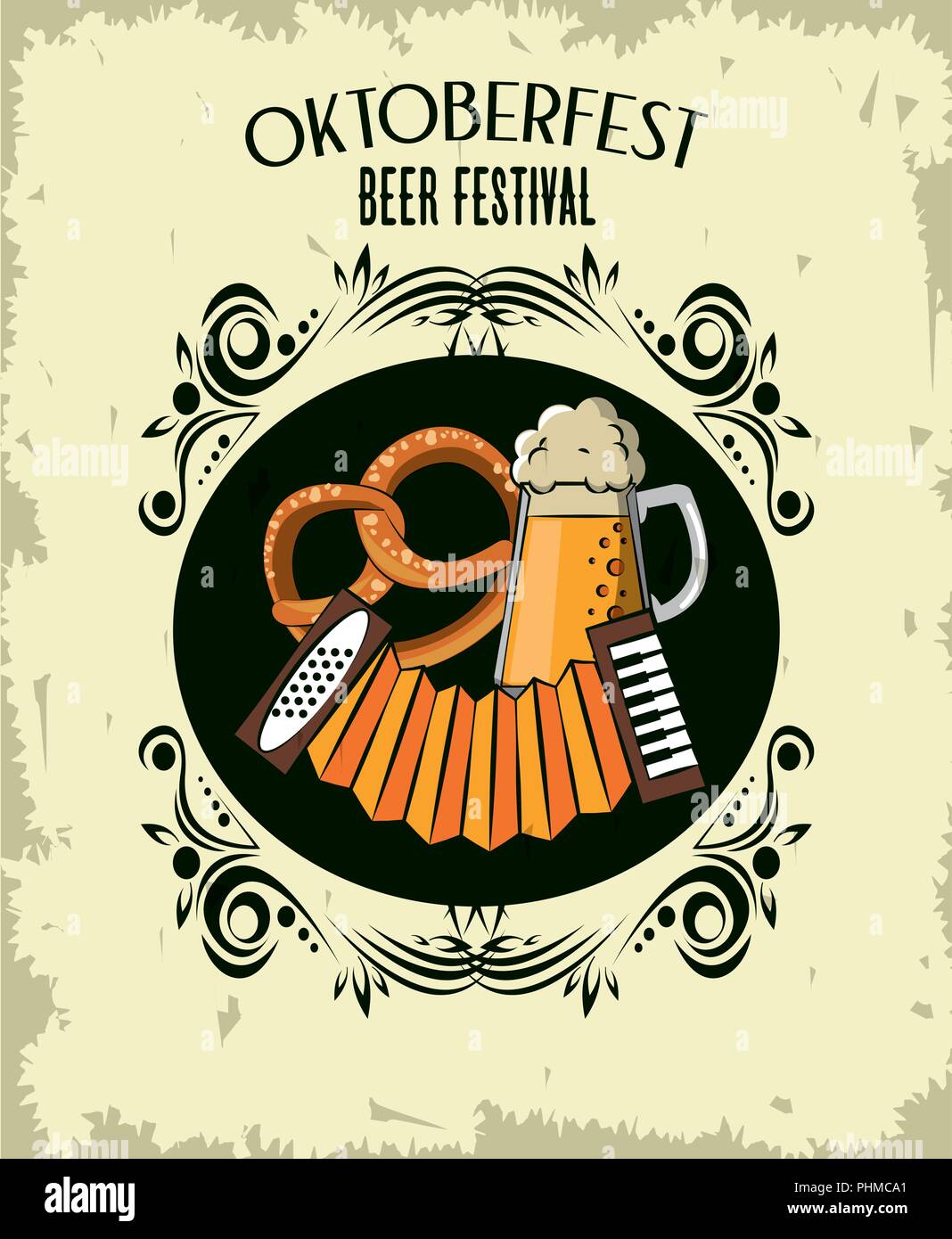 Oktober fest card Stock Vector Image & Art - Alamy