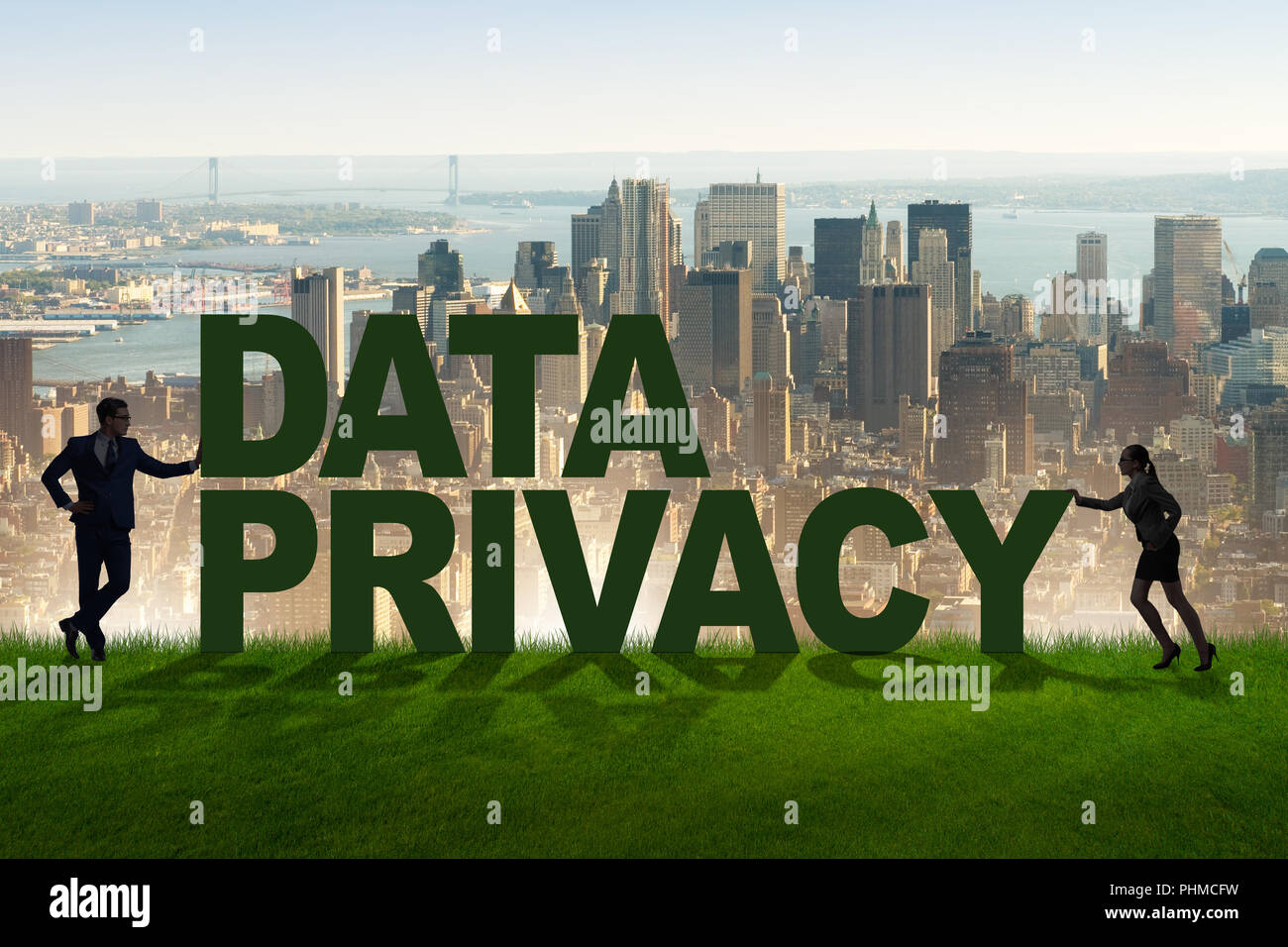 Data privacy concept in modern IT technology Stock Photo - Alamy