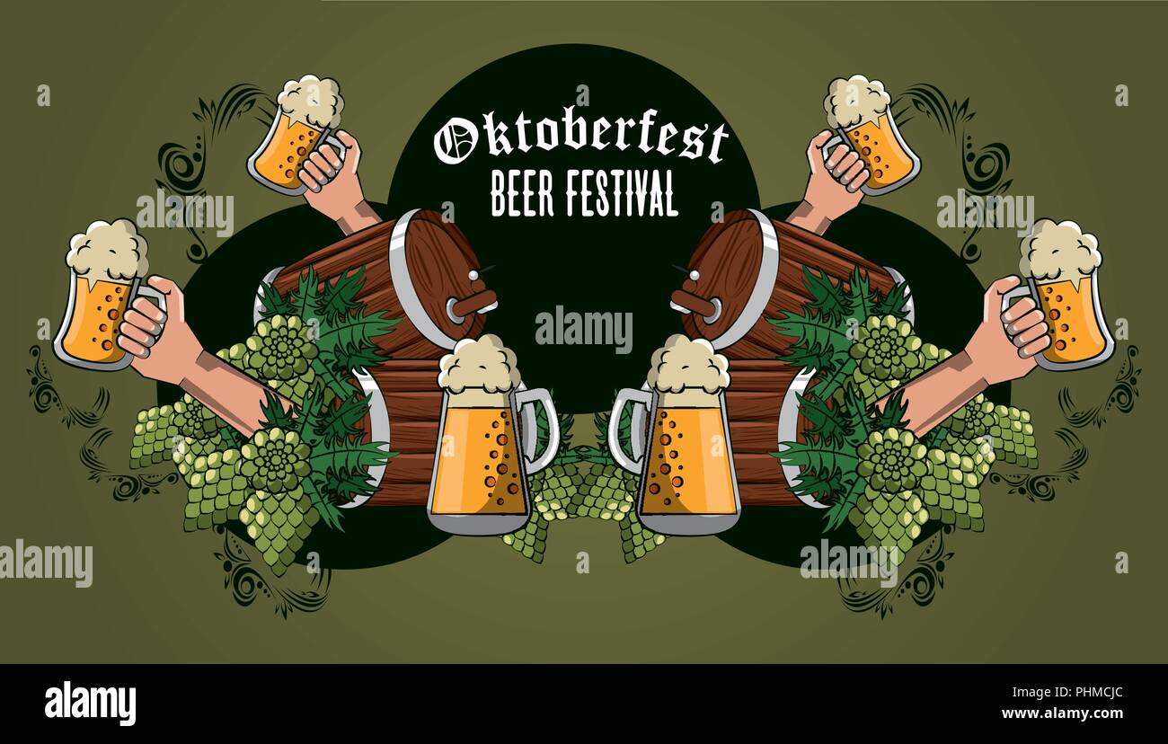 Oktober fest card Stock Vector Image & Art - Alamy