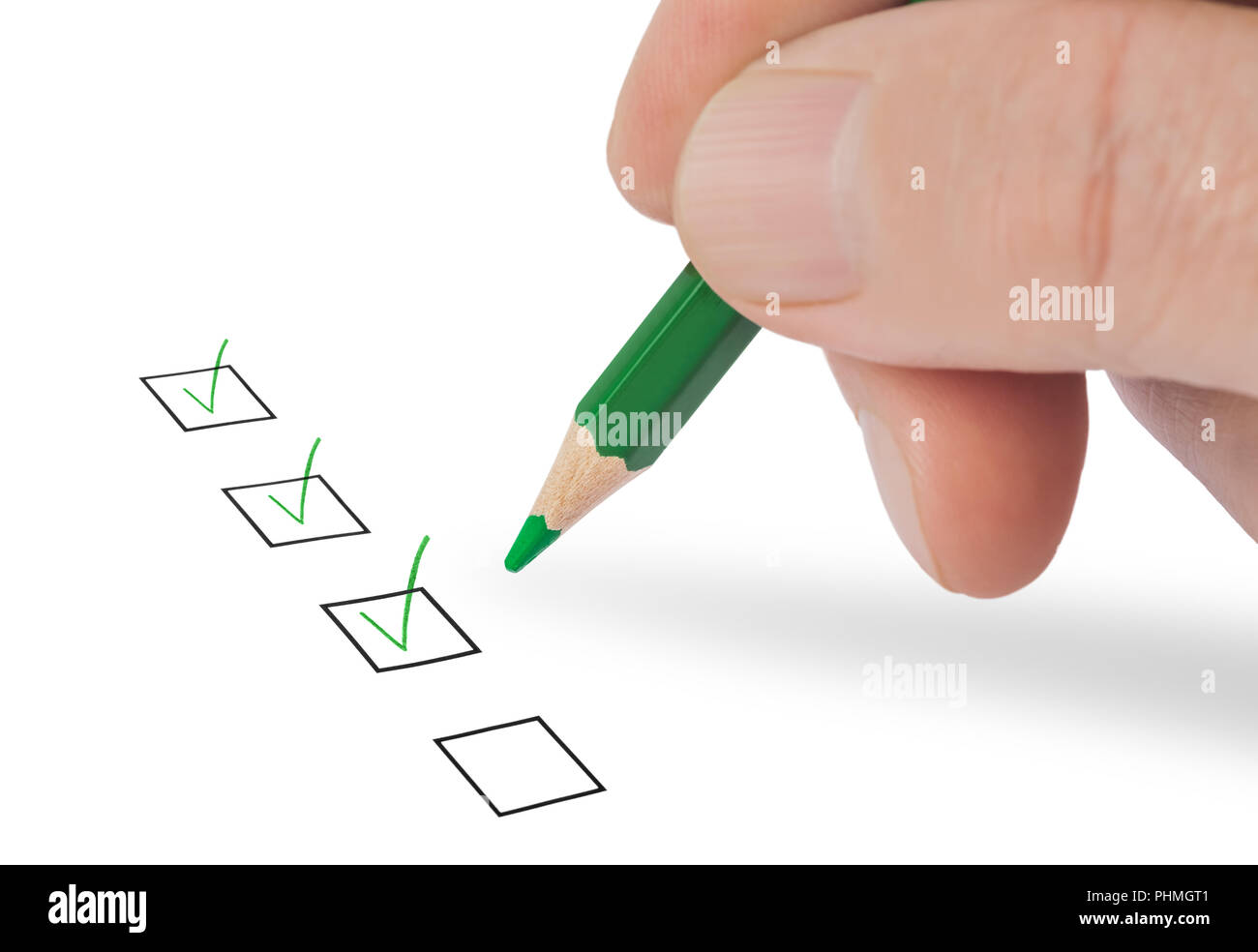 Check box green check mark hi-res stock photography and images - Alamy