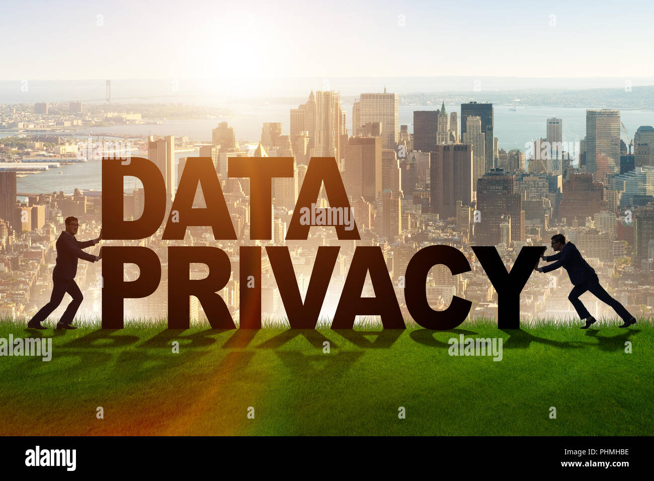 Data privacy concept in modern IT technology Stock Photo - Alamy