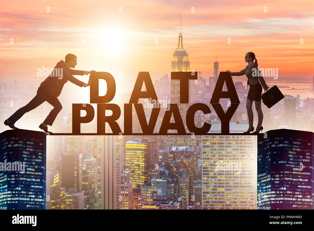 Data privacy concept in modern IT technology Stock Photo - Alamy