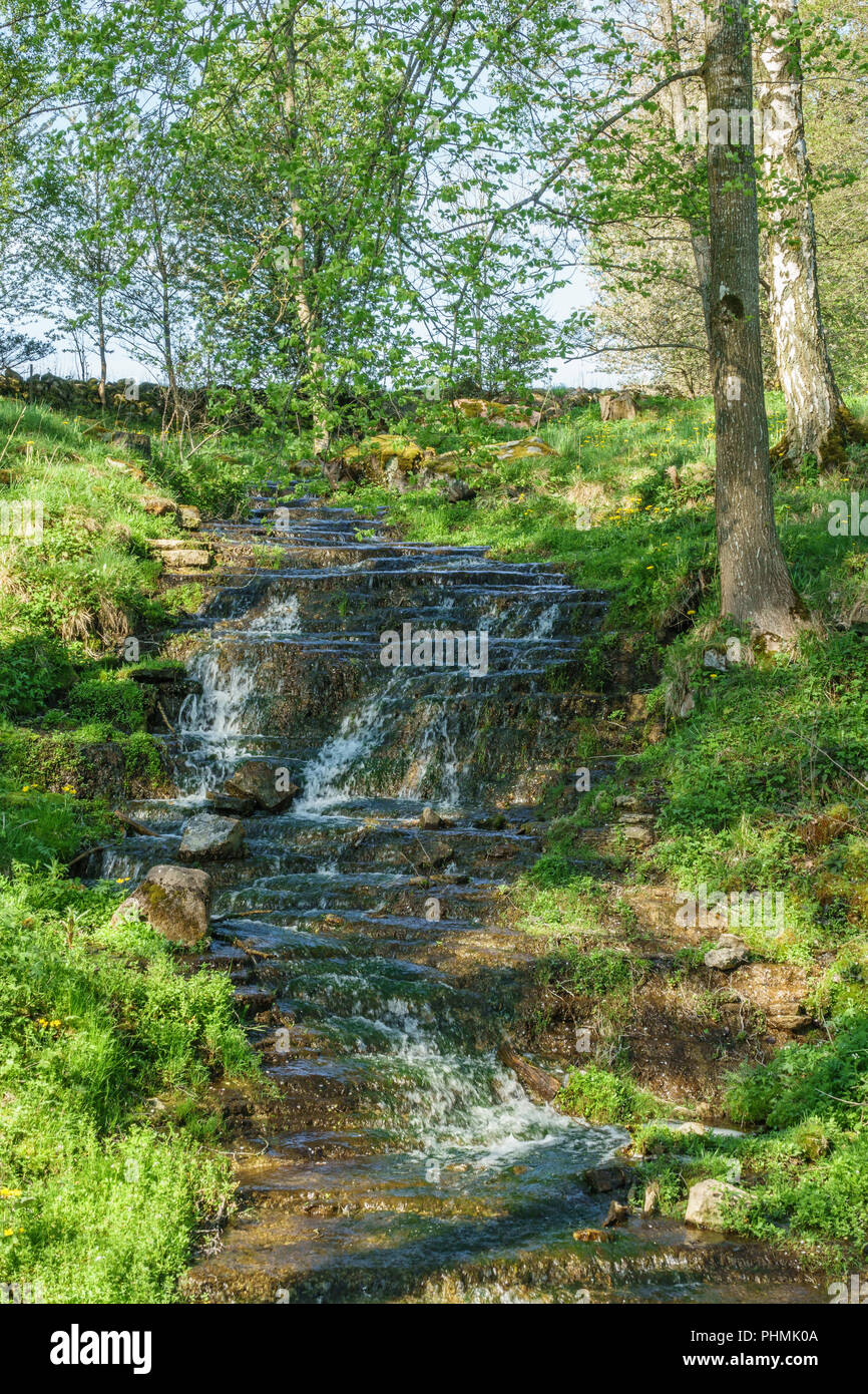Waterfall meadow hi-res stock photography and images - Alamy
