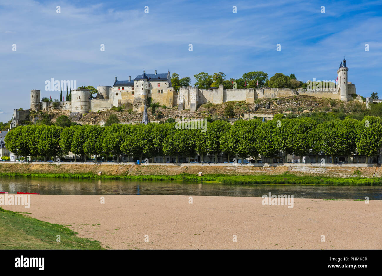 Chinon castle hi-res stock photography and images - Alamy