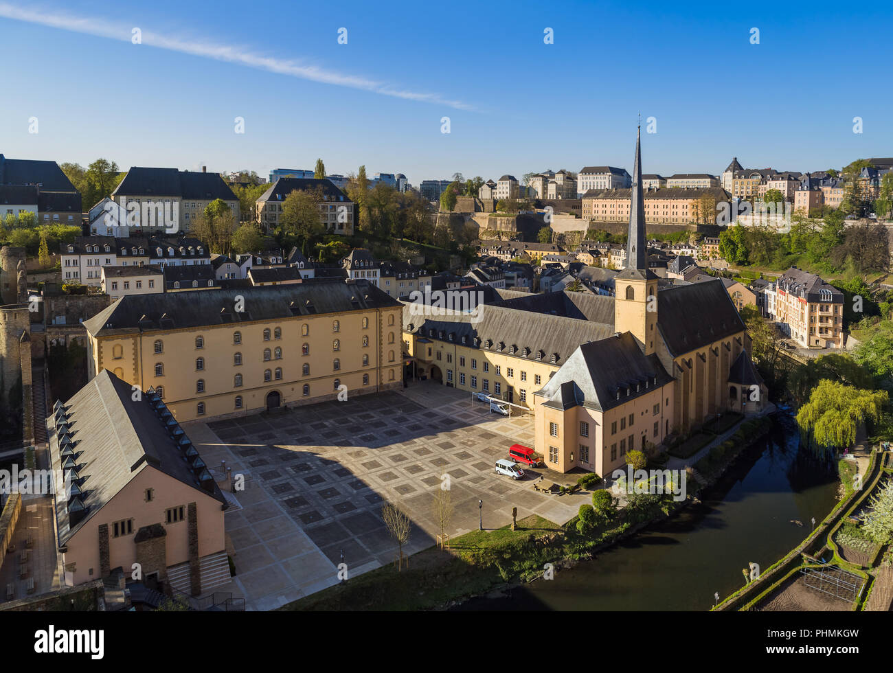 Luxembourg city cityscape Stock Photo - Alamy