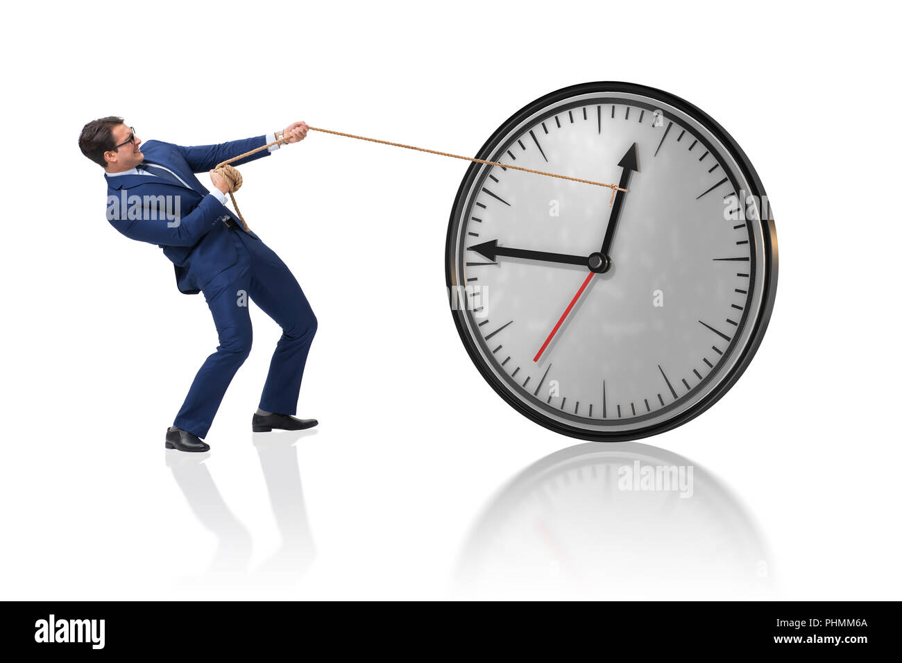 Rush hour in time Cut Out Stock Images & Pictures - Alamy