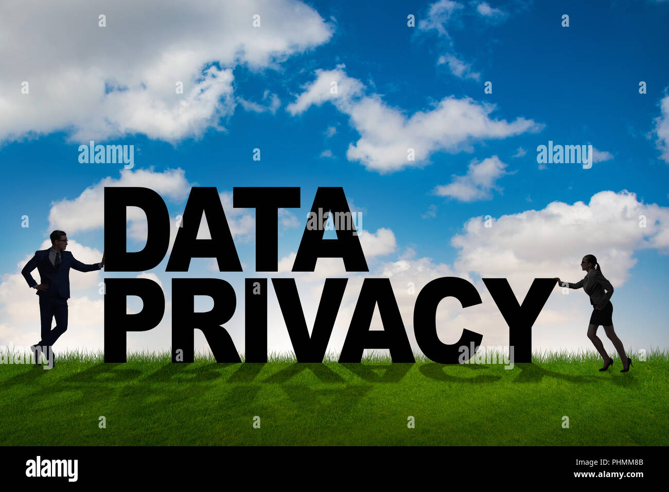 Data privacy concept in modern IT technology Stock Photo - Alamy