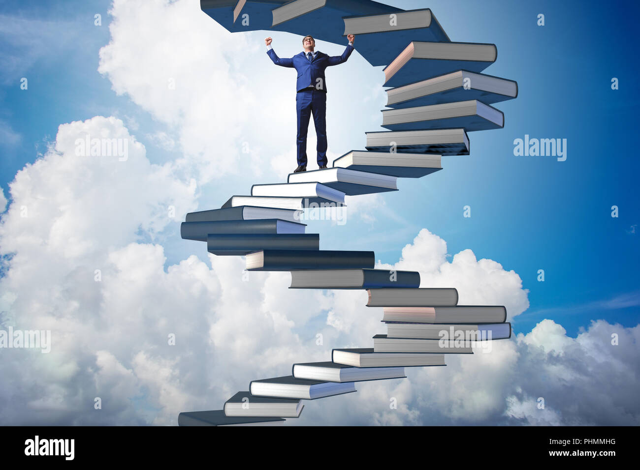 Career progression through investment in good education Stock Photo - Alamy