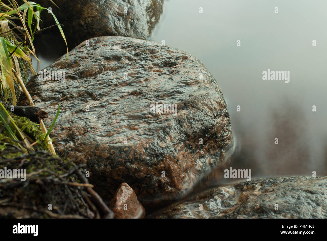 smooth granite stones Stock Photo - Alamy