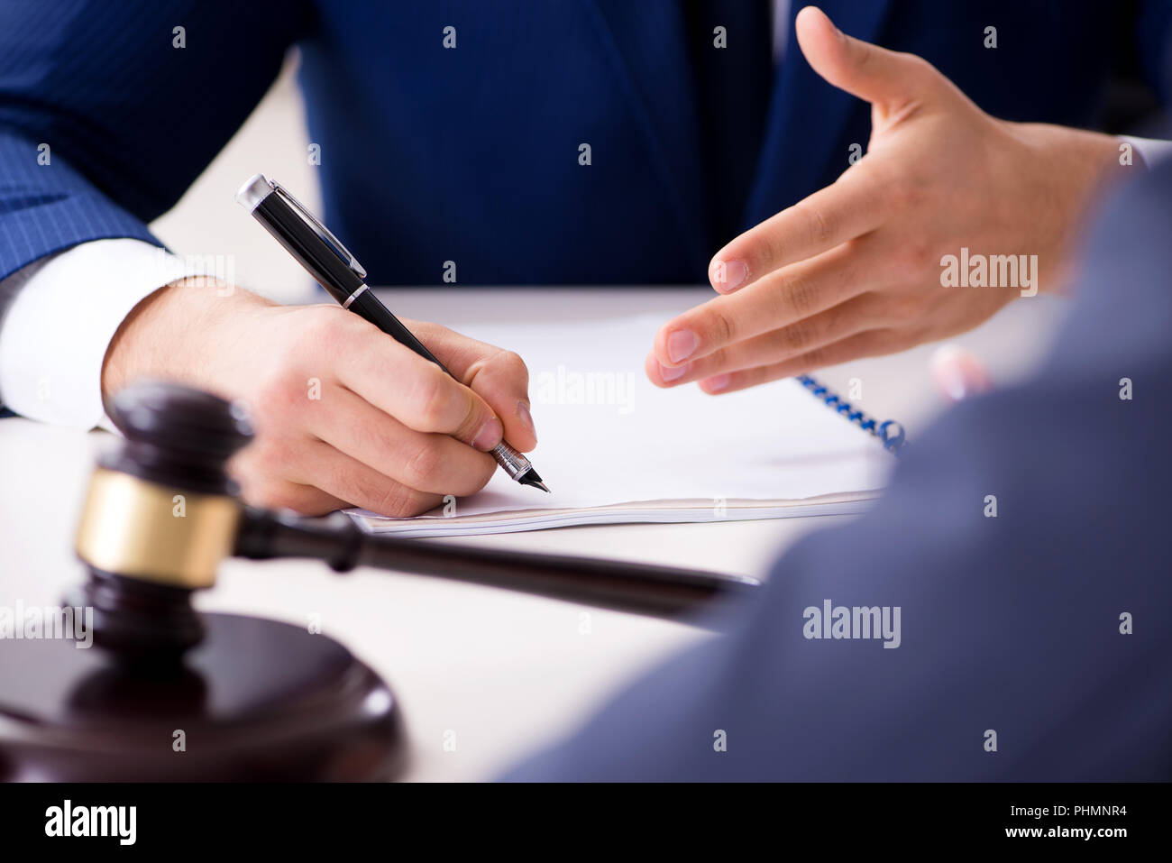 Lawyer presenting in court hi-res stock photography and images - Alamy