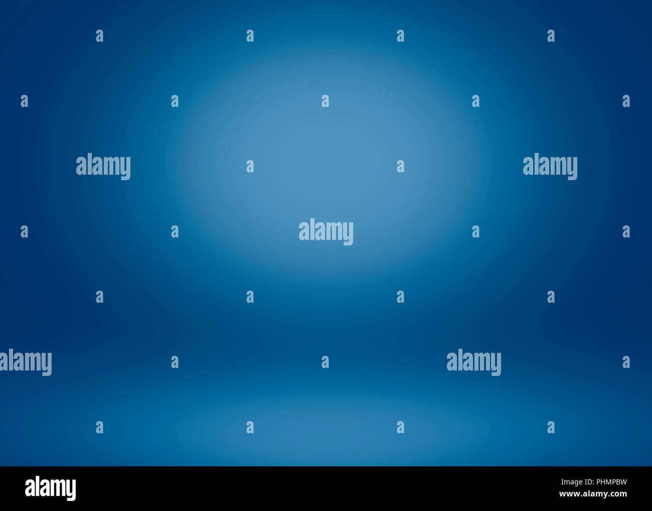 Abstract blue empty room lighting Studio background with empty space ...