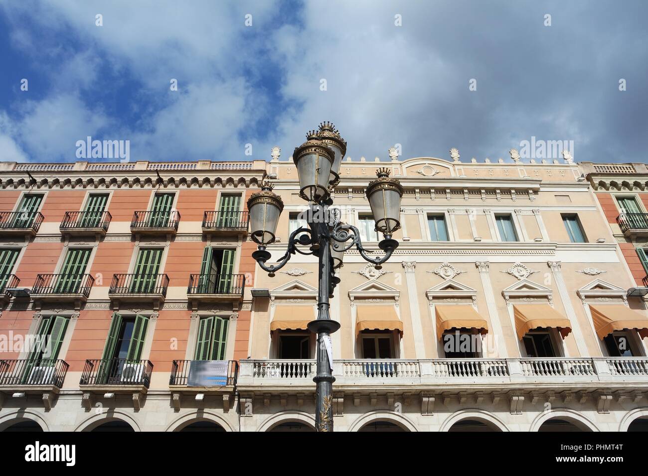 Old Town architecture in Reus, Catalonia Stock Photo - Alamy
