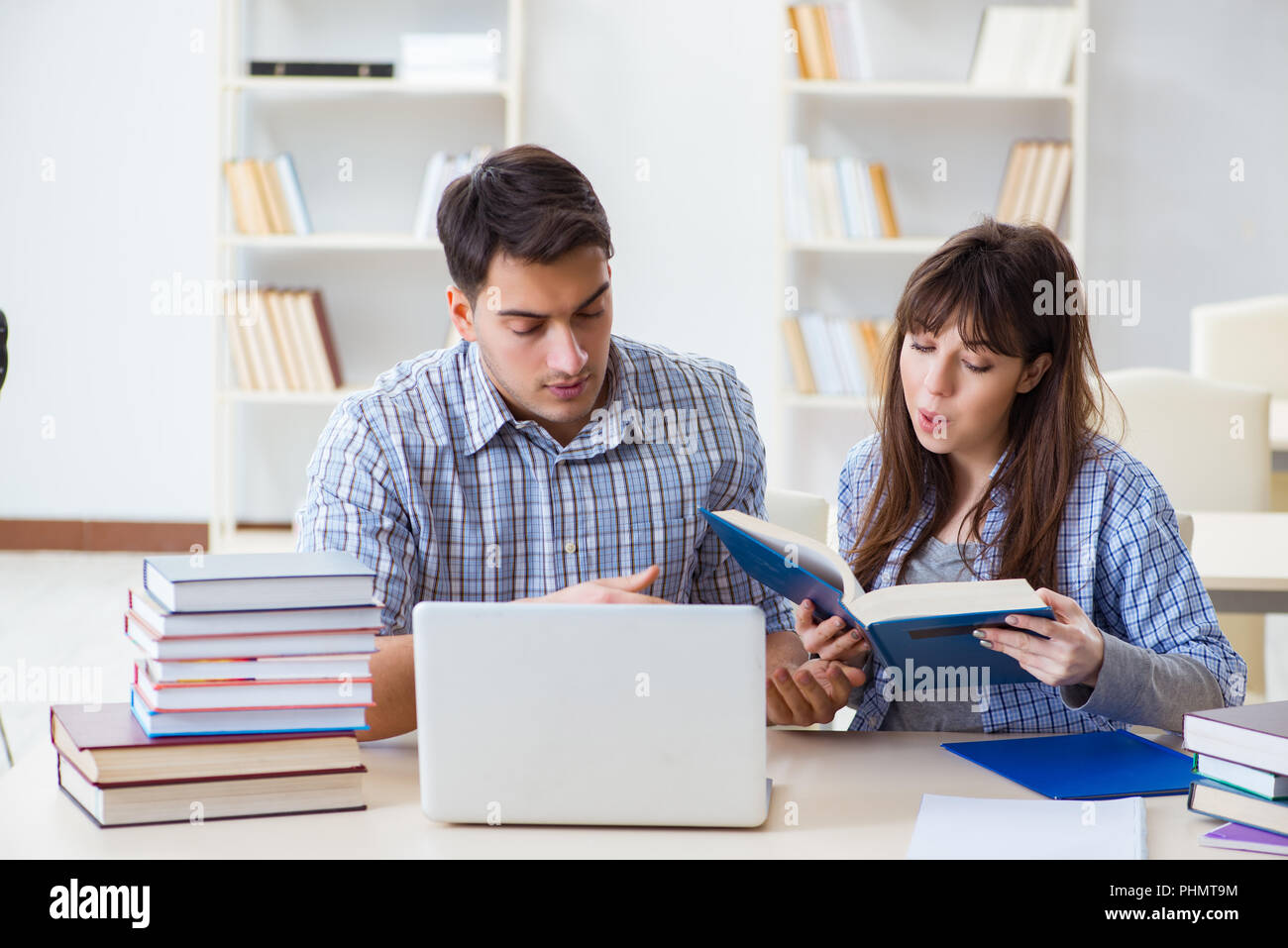 Students sitting and studying in classroom college Stock Photo - Alamy