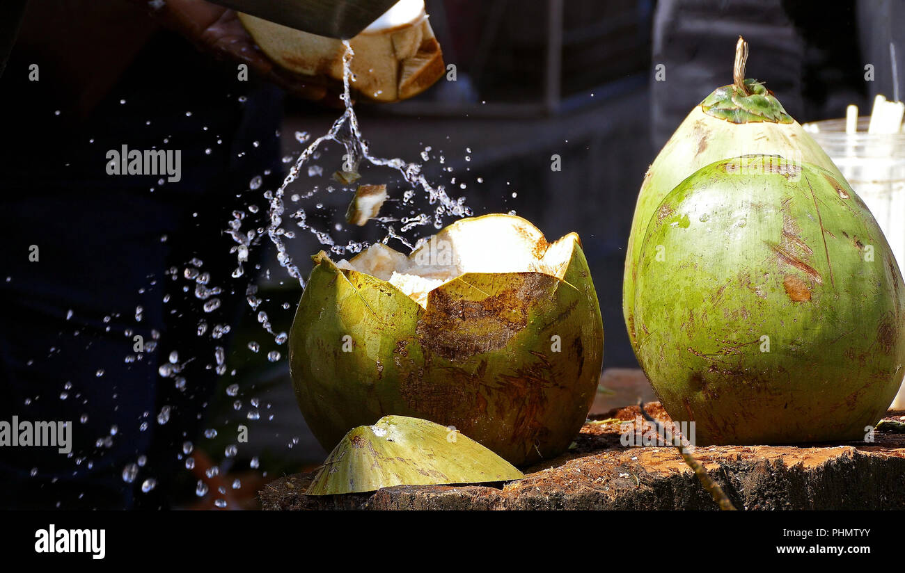 Heat Coconut High Resolution Stock Photography and Images - Alamy