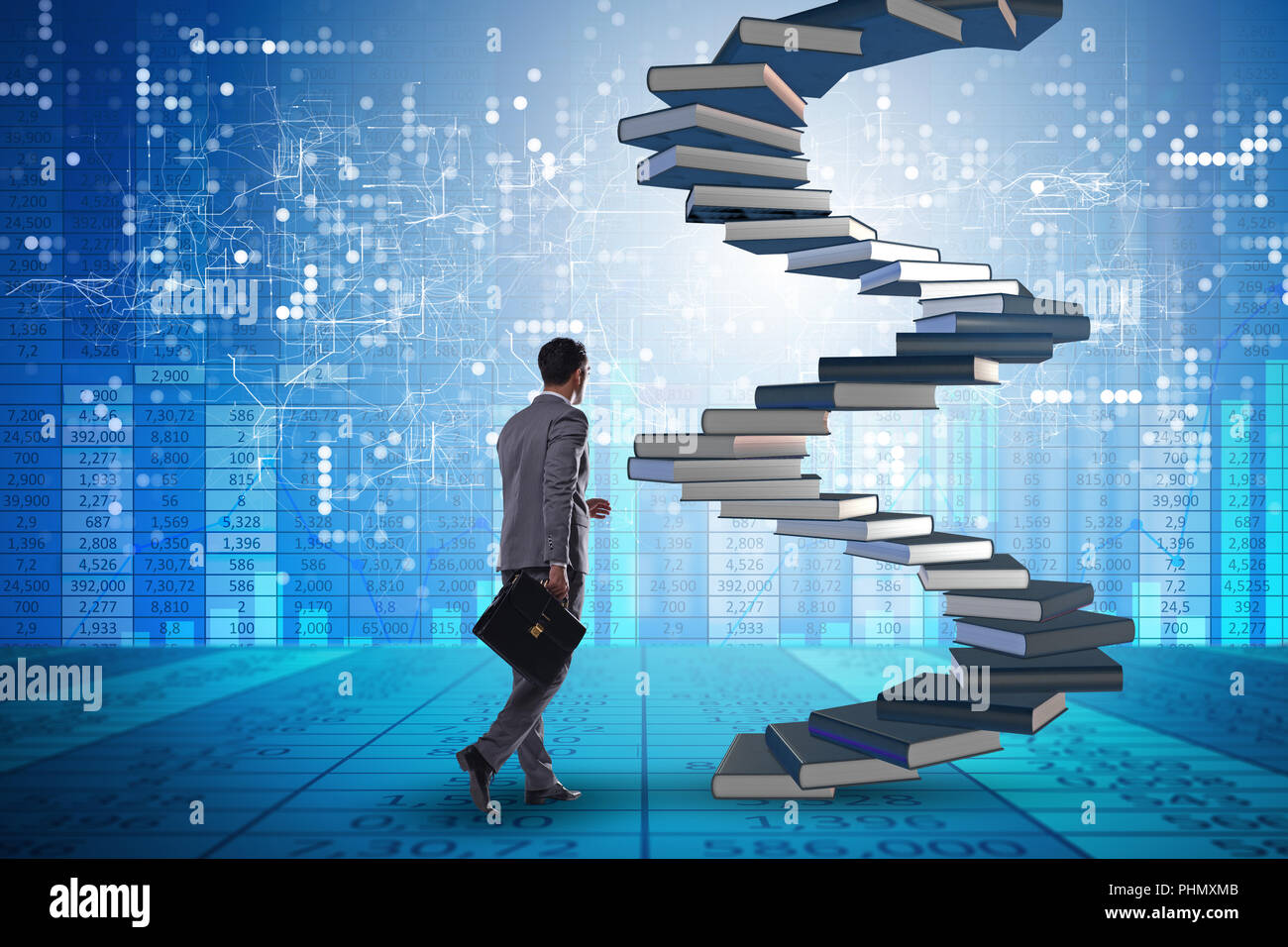 Career progression through investment in good education Stock Photo - Alamy