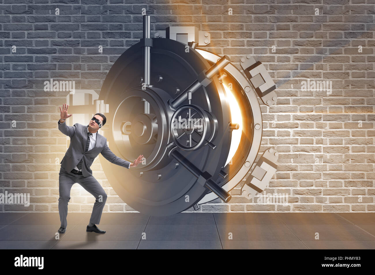 Front door man bank hi-res stock photography and images - Alamy