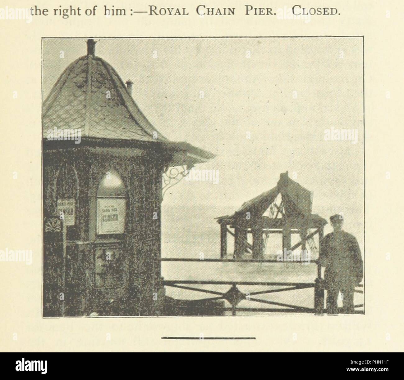 Brighton chain pier in memoriam hi-res stock photography and images - Alamy