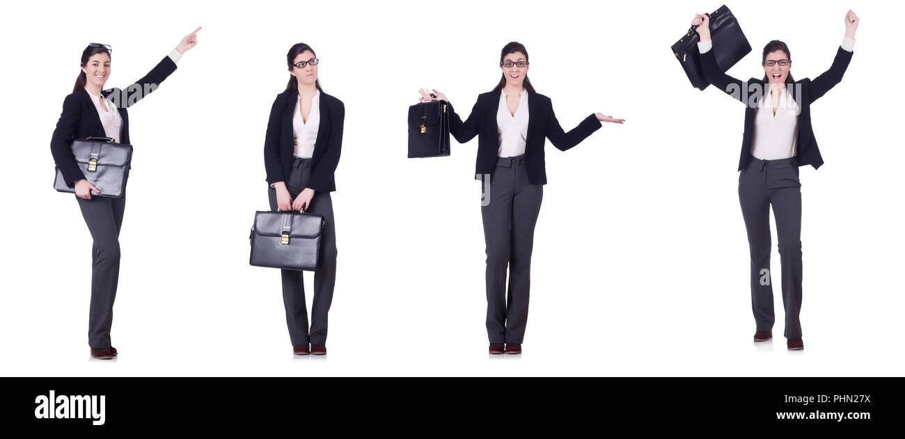 Businesswoman poses Cut Out Stock Images & Pictures - Alamy