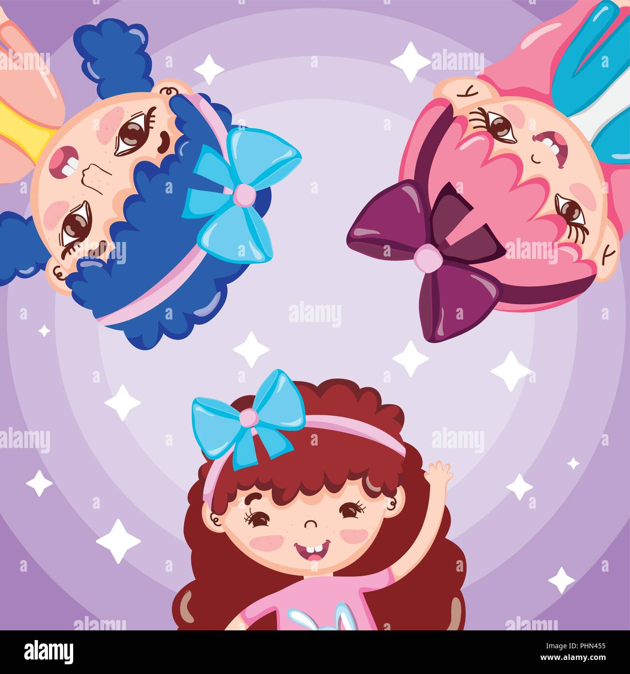 Beautiful girls cartoons Stock Vector Image & Art - Alamy