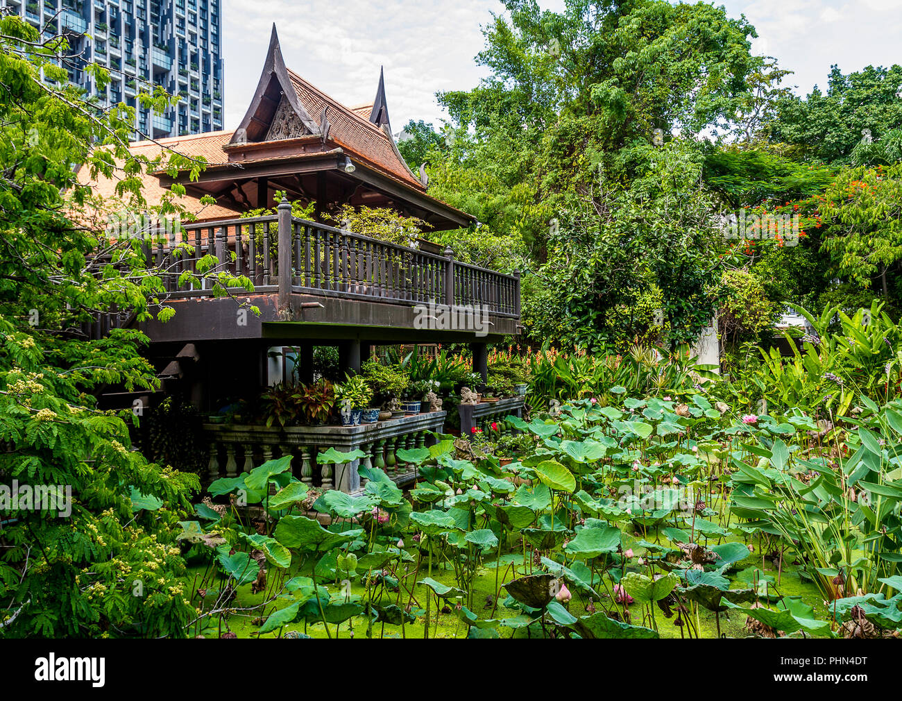 Lotus flower tower hi-res stock photography and images - Alamy