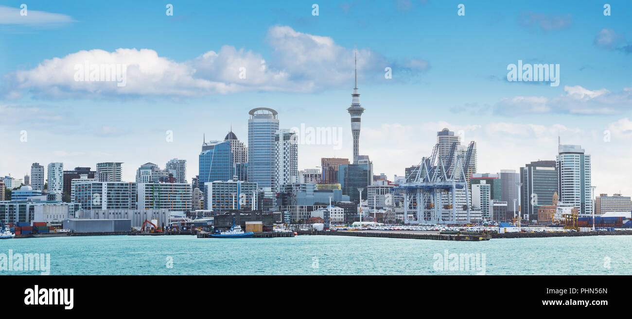 Auckland view at the noon Stock Photo - Alamy