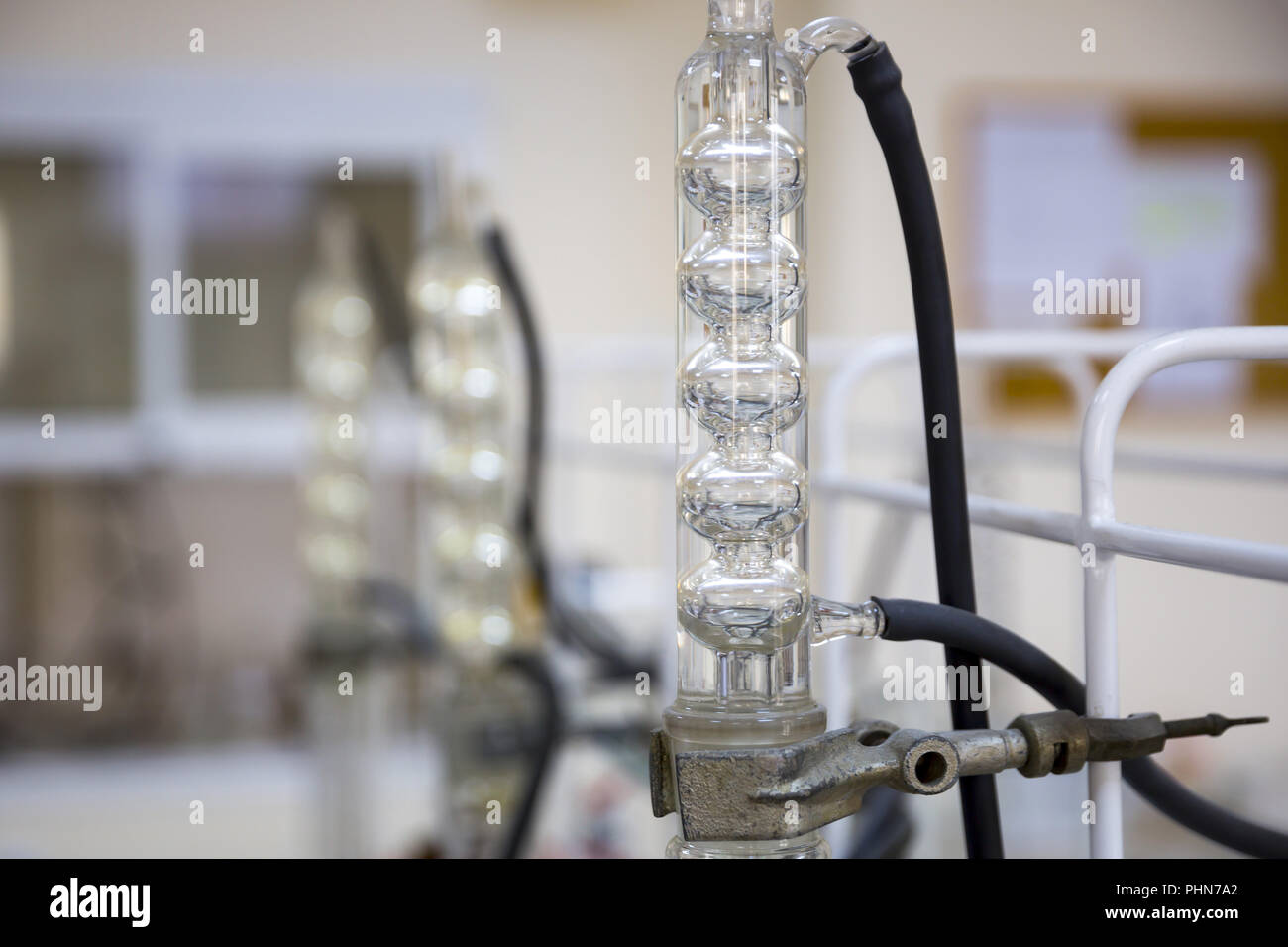 Chemical laboratory tubes Stock Photo - Alamy