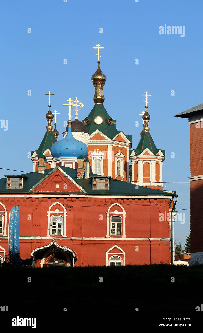 Photo of a summer landscape with ancient cathedrals and towers in ...