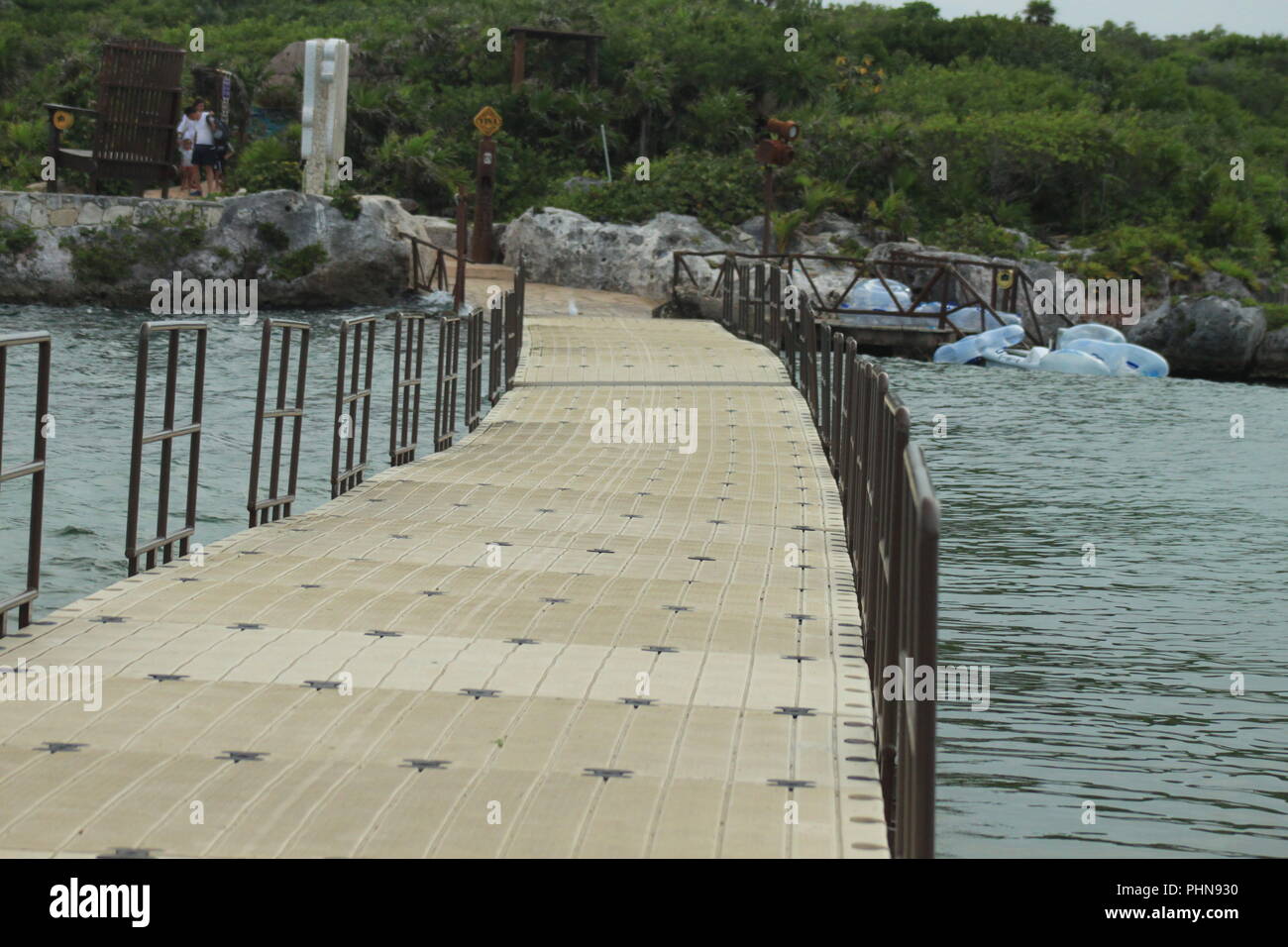Rain rainforest bridge wood hi-res stock photography and images - Alamy