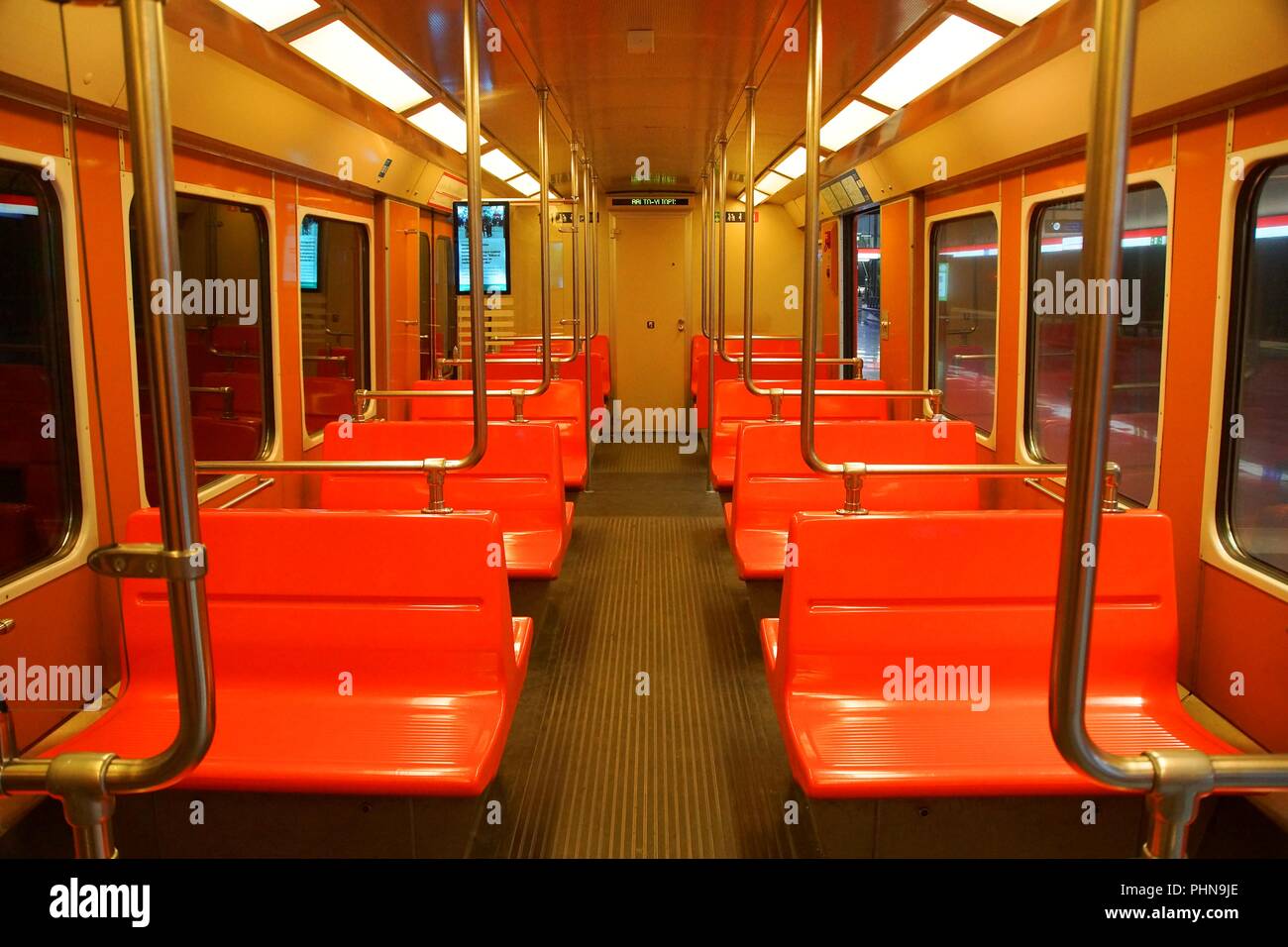 Subway car interior hi-res stock photography and images - Alamy
