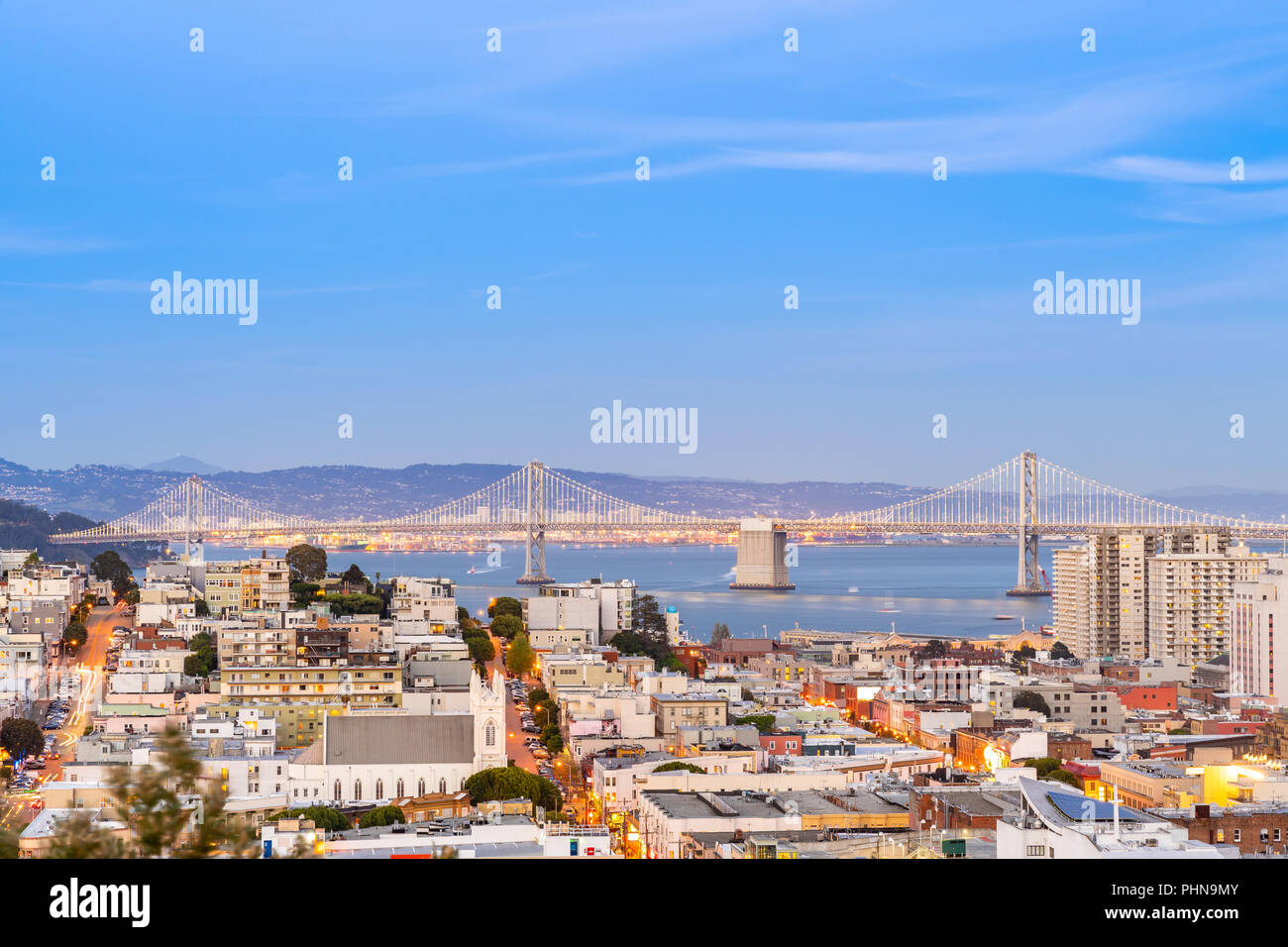 San Francisco Aerial View Stock Photo - Alamy